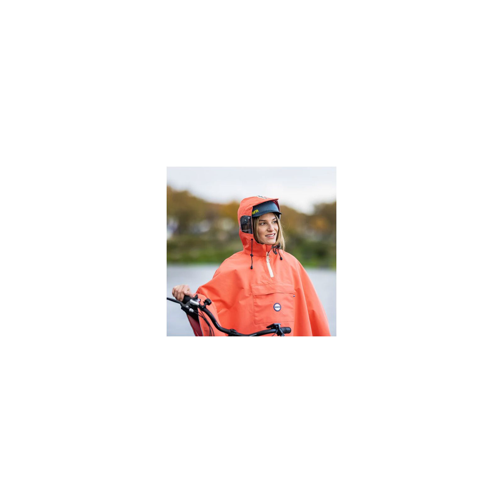 Cape de pluie Vélo Cap York POLYESTER 100% RECYCLÉ - www.ovelo.fr
